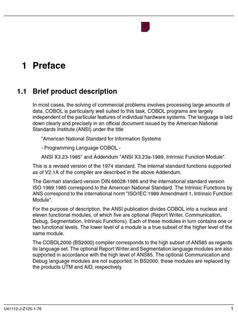 Cobol | PDF | Arithmetic | Class (Computer Programming) Cobol | PDF | Arithmetic | Class (Computer Programming)