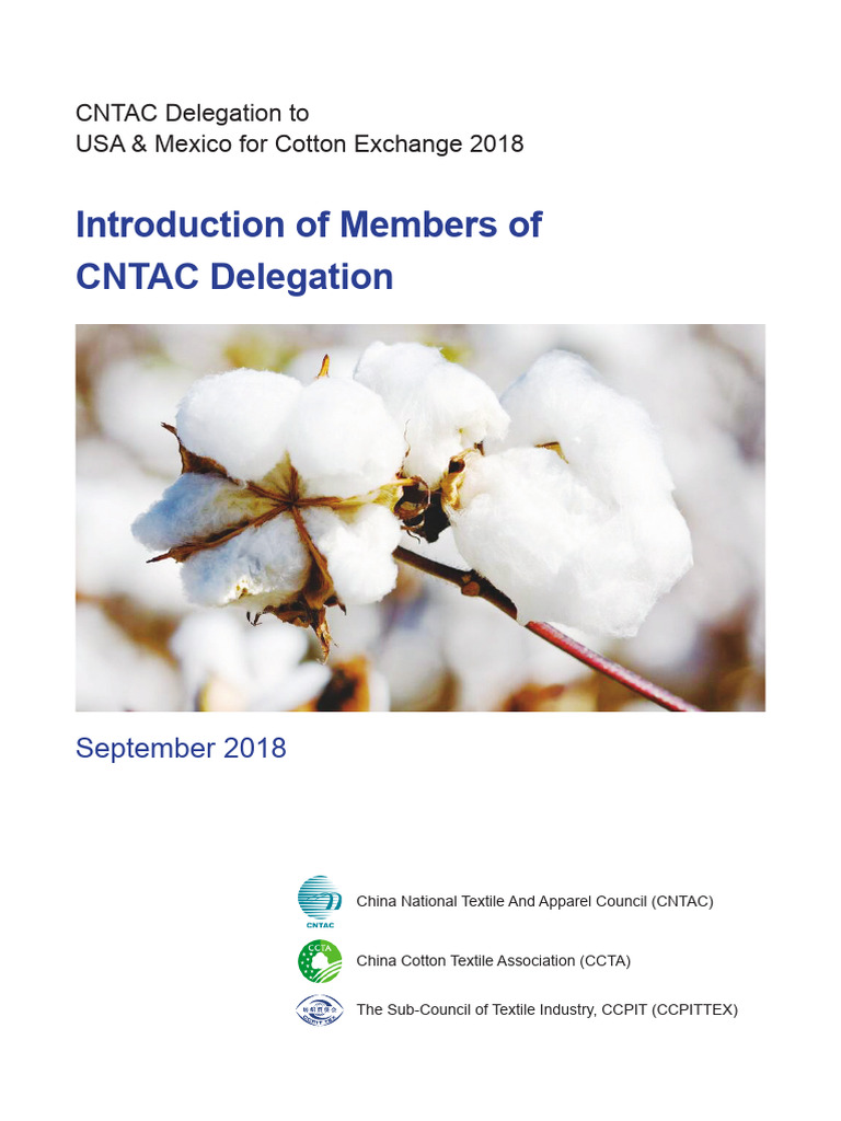 TCA - CNTAC - UPDATED Introduction of Members of CNTAC Delegation | PDF ...