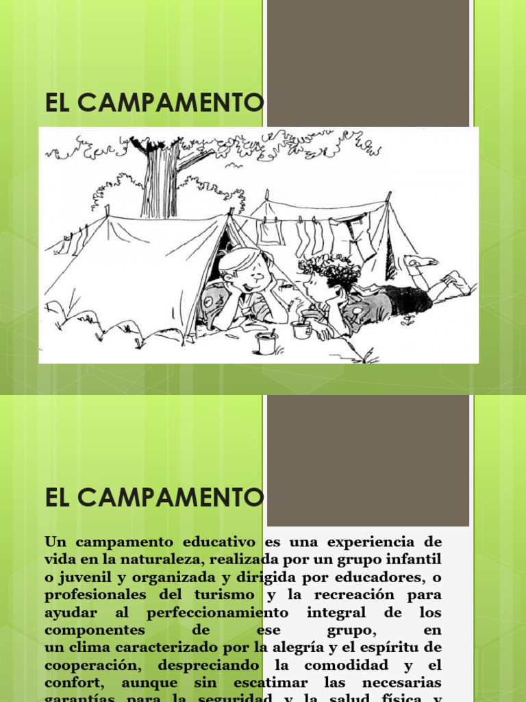 El Campamento | PDF | Cámping | Hogar