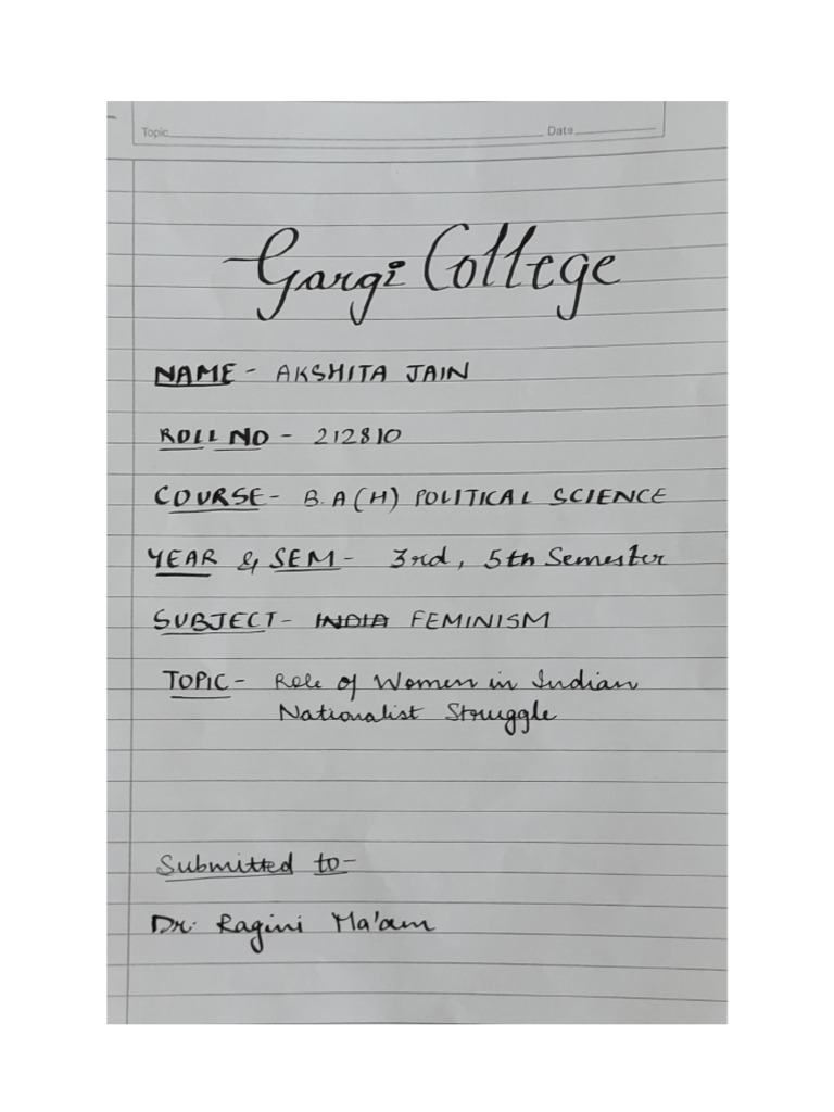 fem assignment 2 | PDF | Mahatma Gandhi | Indian Independence Movement