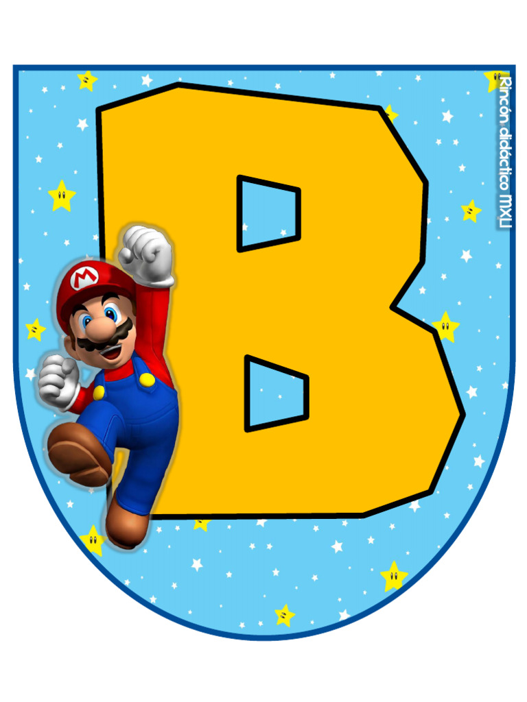 Abecedario Mario Bros para Educación | PDF