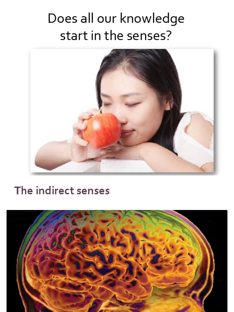 03a Indirect Sensorial Knowledge Presentation 2021 | PDF | Senses ...