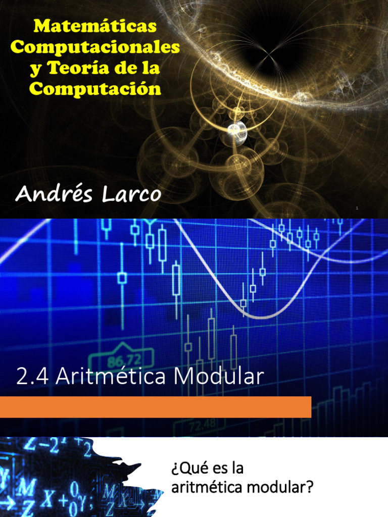 2.4 Aritmética Modular | PDF | Matemáticas | Aritmética