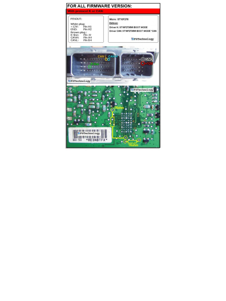 Visteon Dcu 102 Can st10f276 Ford Main Connector | PDF