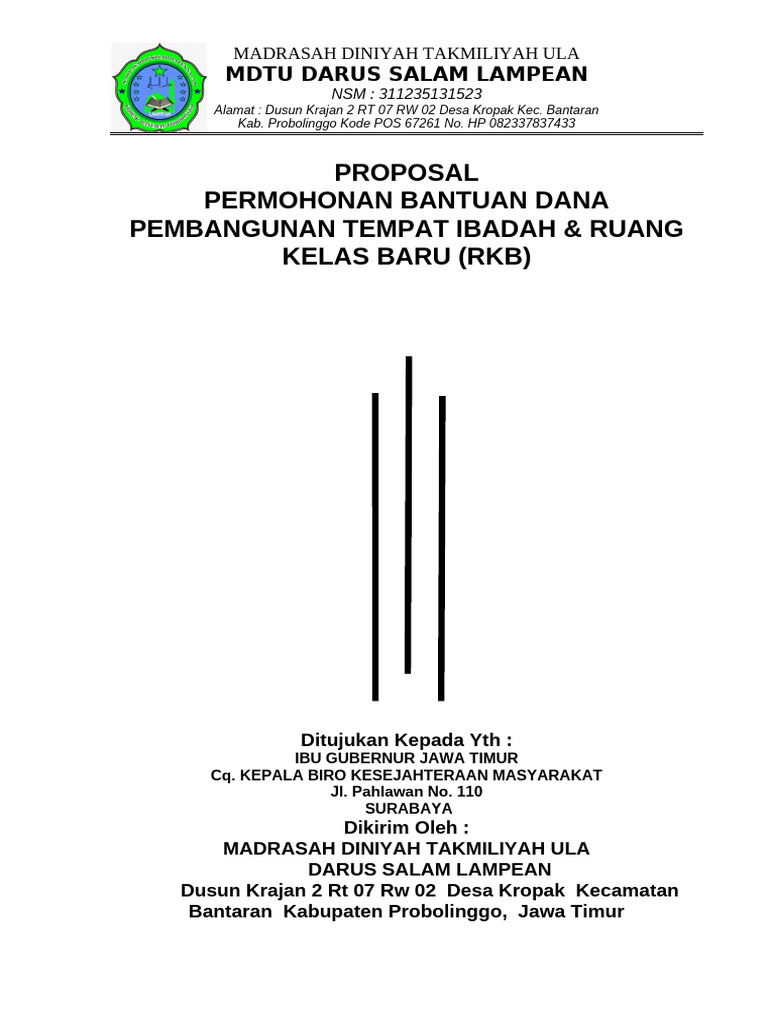 Proposal RKB Madin 2024 (Sfile | PDF