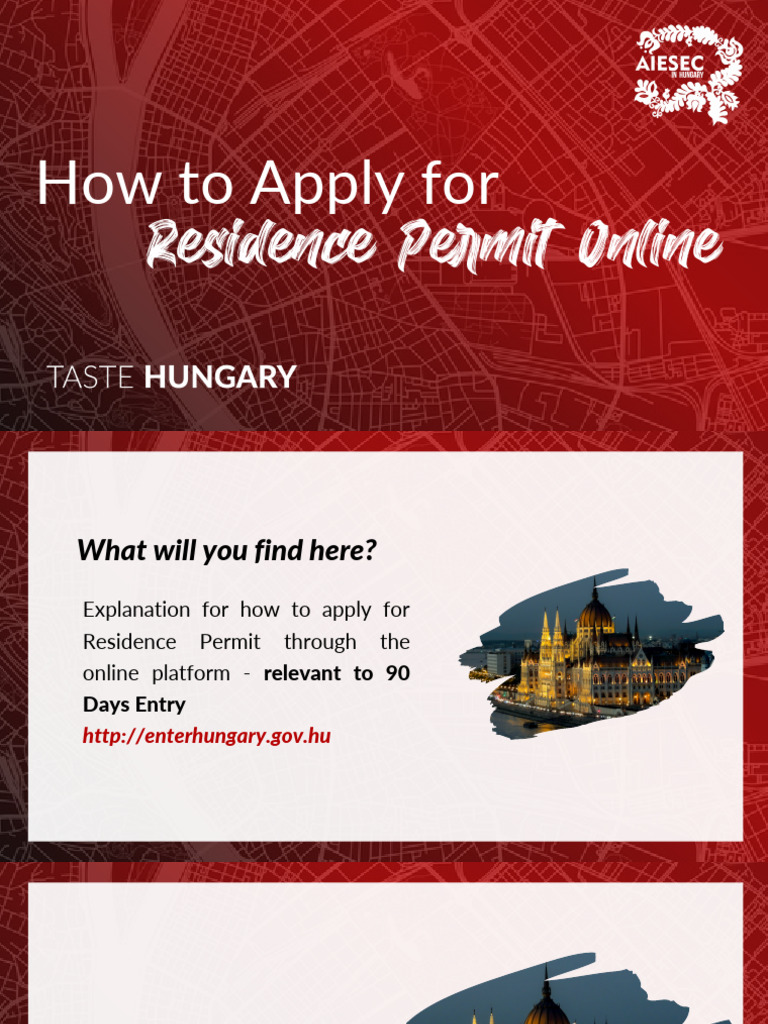 How To Apply For The Residence Permit Online | PDF