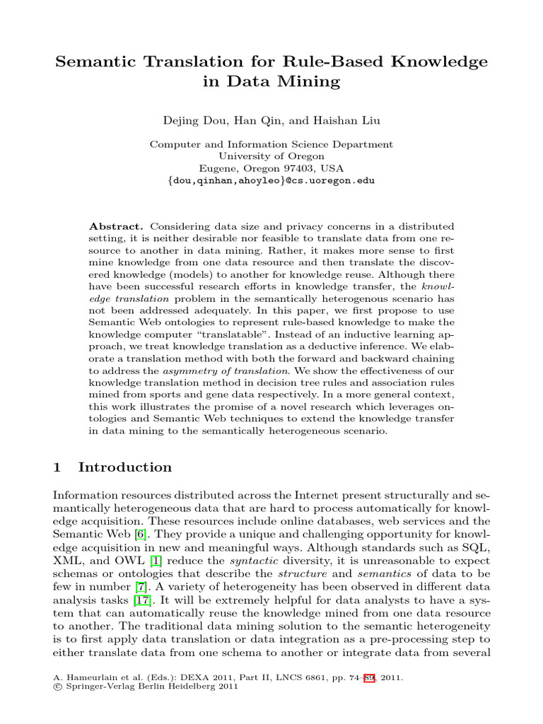 document | PDF | Ontology (Information Science) | Semantic Web