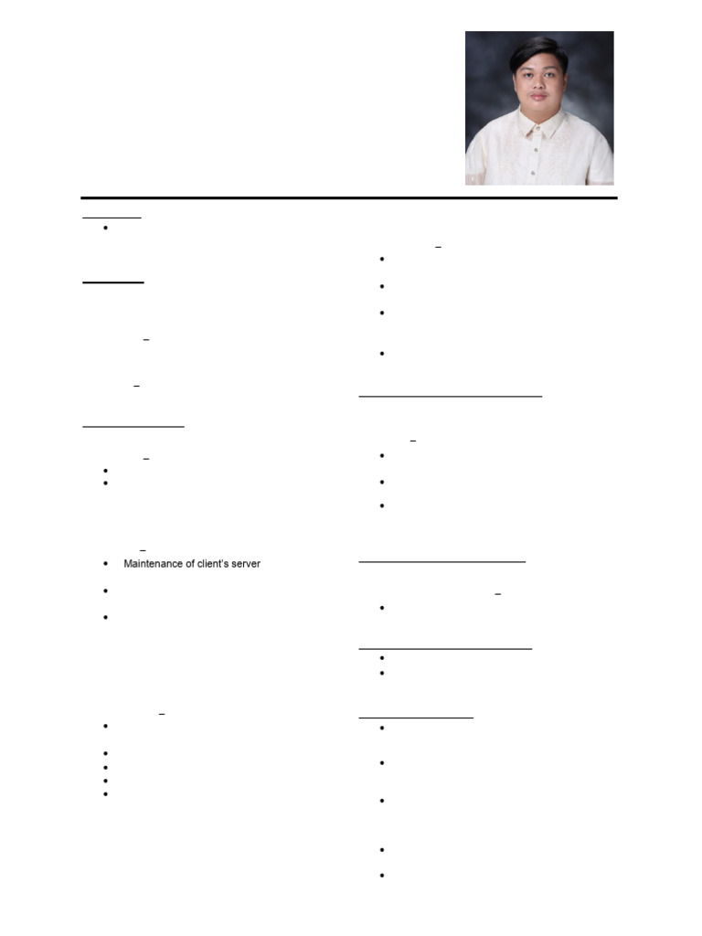 CV Angelo Deleon (Updated) | PDF | Amazon Web Services | Share Point