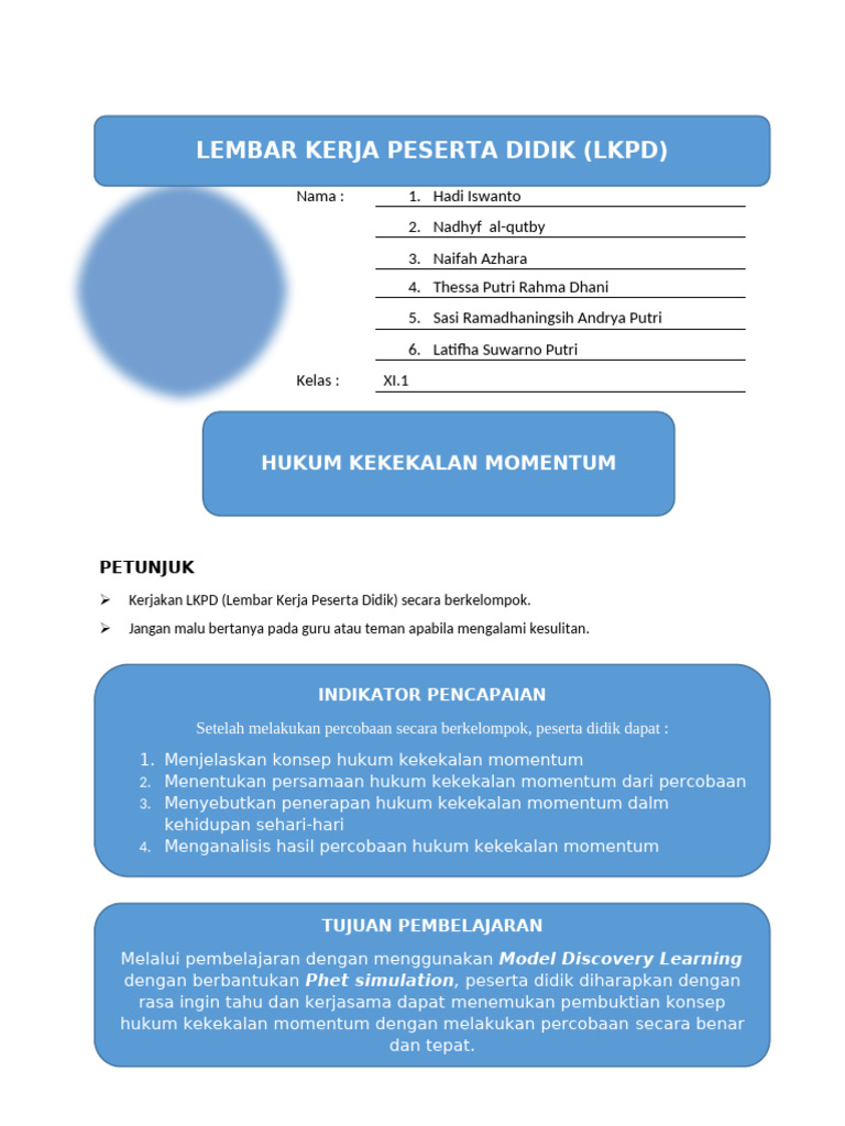 LKPD - KEL. 5 (TORRICELLI) | PDF