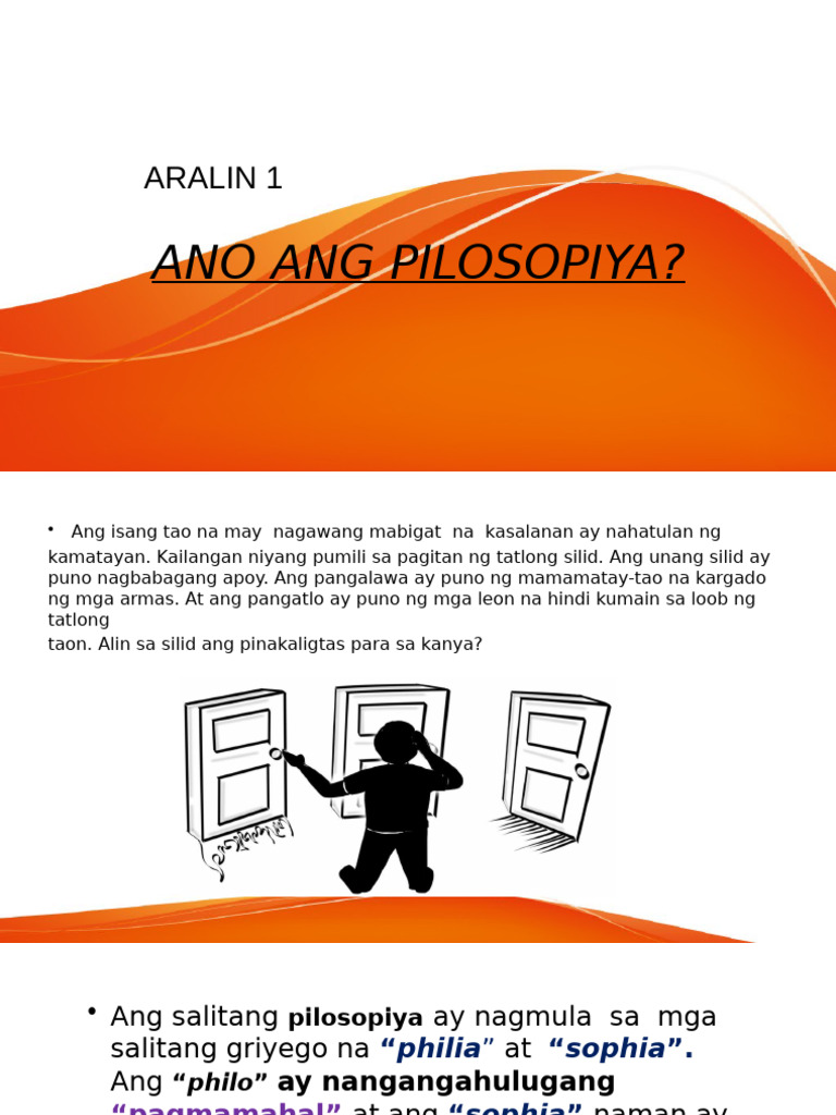 Aralin 1 | PDF