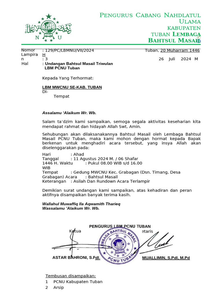 Hasil Rumusan BM Grabagan Fix | PDF