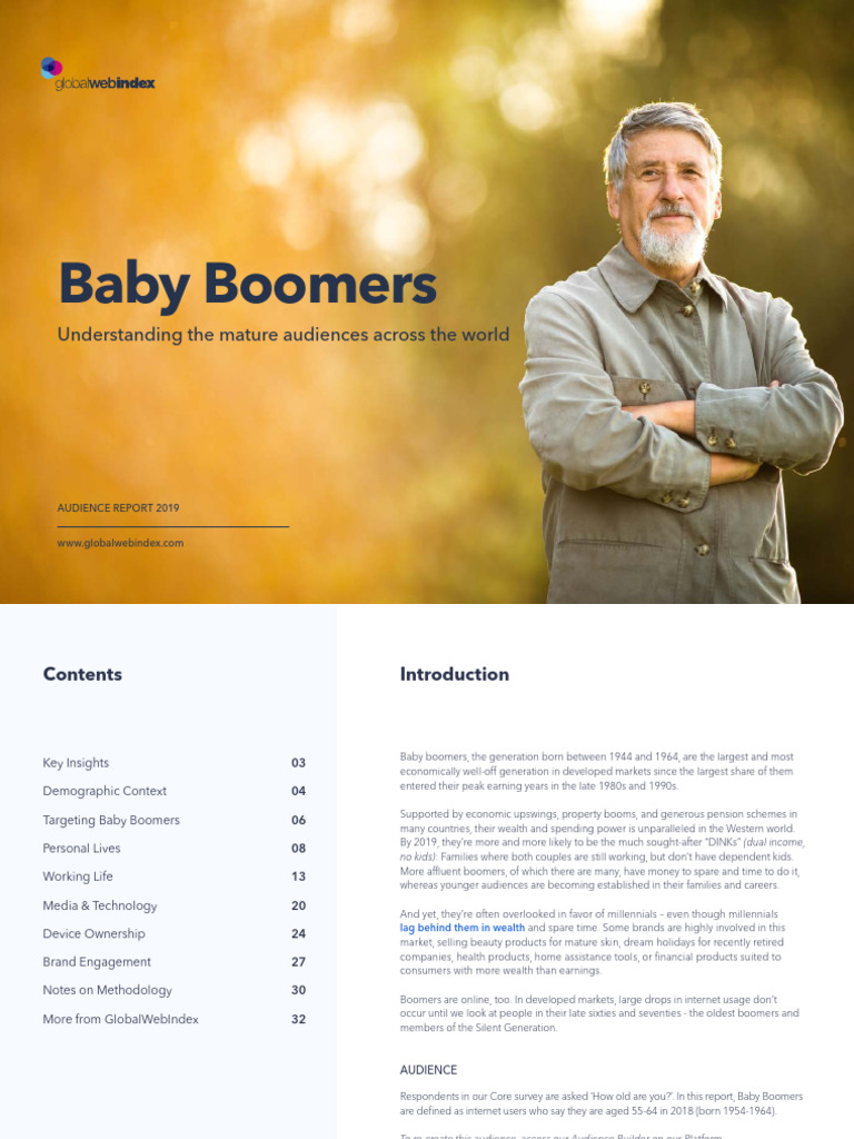 2019 Baby Boomers Audience Insights | PDF | Social Media | Popular ...