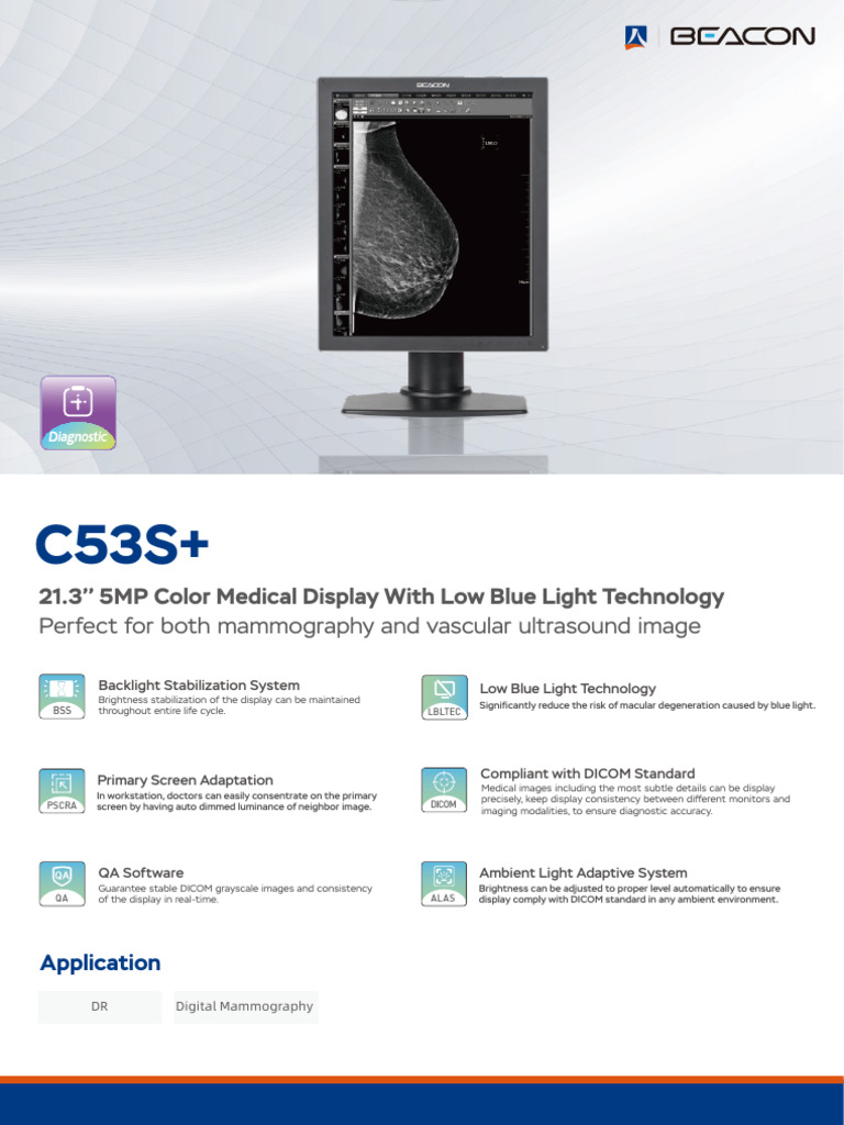 Beacon C53Splus Brochure EN Rev B | PDF | Medical Imaging | Computer ...