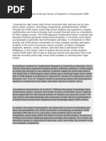 STEM Strand | PDF | Science, Technology, Engineering, And Mathematics ...