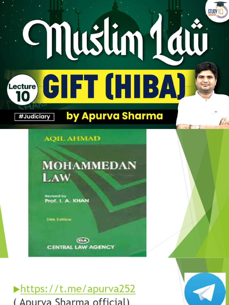 Class 10 Concept of Hiba | PDF | Common Law | Civil Law (Legal System)