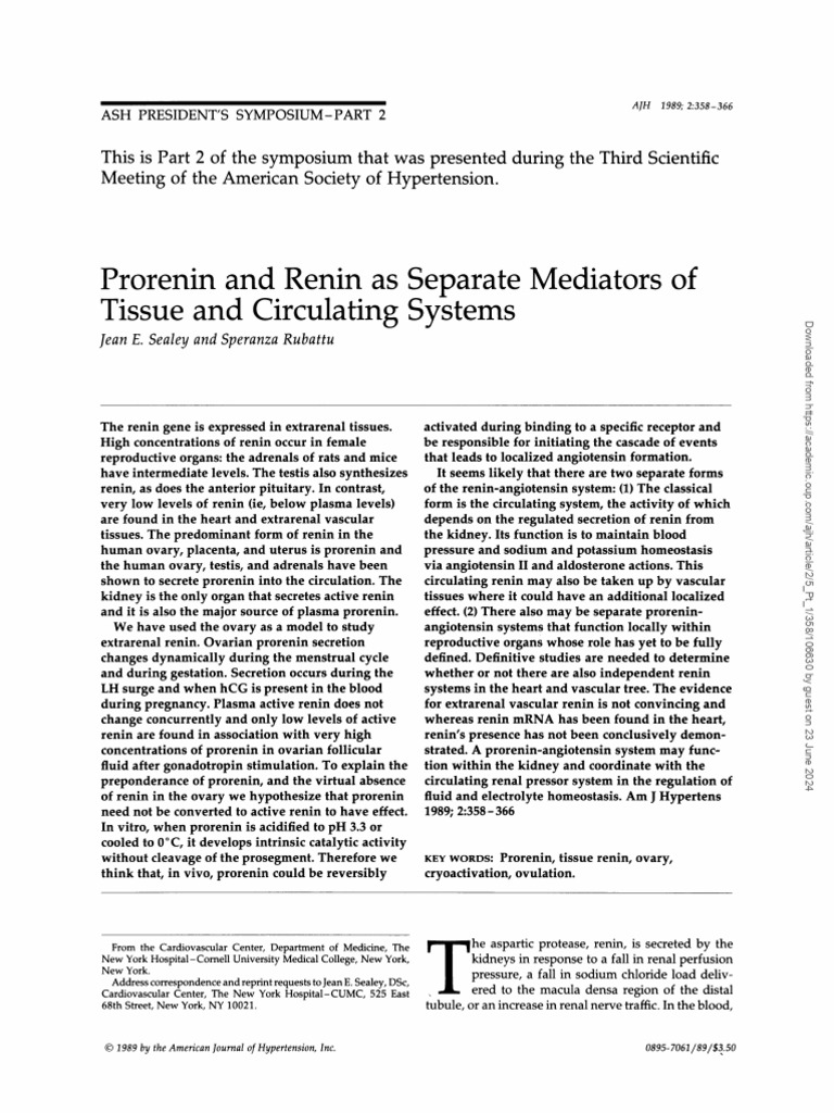 2-5 PT 1-358 | PDF | Angiotensin | Endocrine System