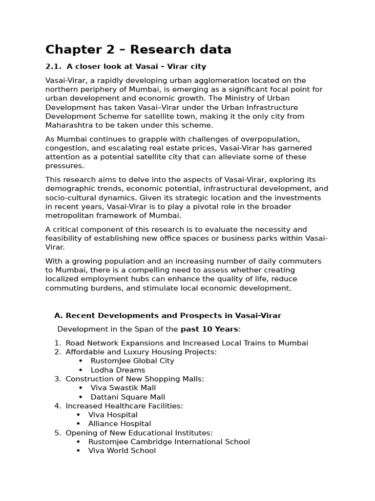 Chapter 2 - Research data | PDF | Train | Mumbai