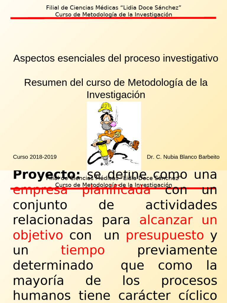 Resumen Del Curso Met Inv Modificado | PDF | Método científico | Muestreo (Estadísticas)