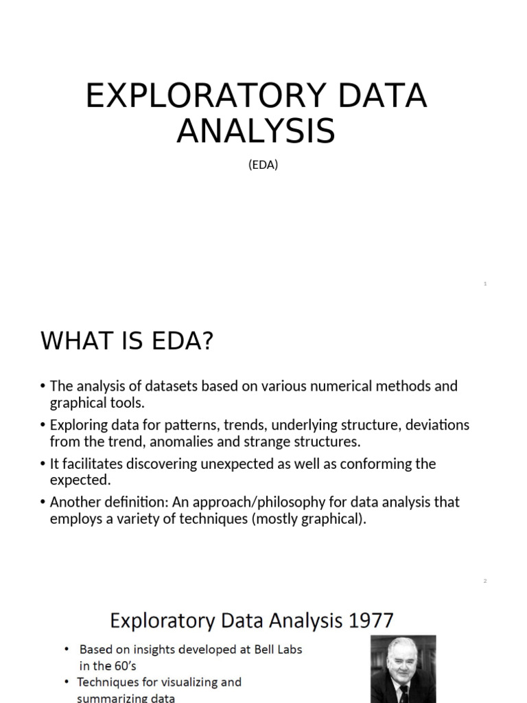 Exploratory Data Analysis | PDF | Data Analysis | Categorical Variable