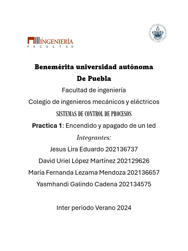 Practica 1 Encendido y Apagado de Un Led | PDF | Arduino | Diodo emisor ...