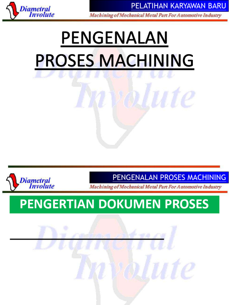 Proses Machining: Panduan Lengkap | PDF | Teknologi & Rekayasa