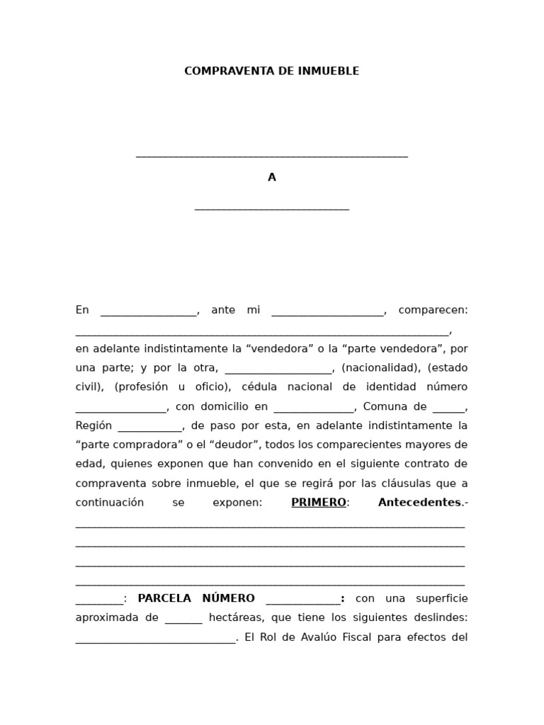 COMPRAVENTA DE INMUEBLE Con HIPOTECA | PDF | Ley de hipotecas | Ley común