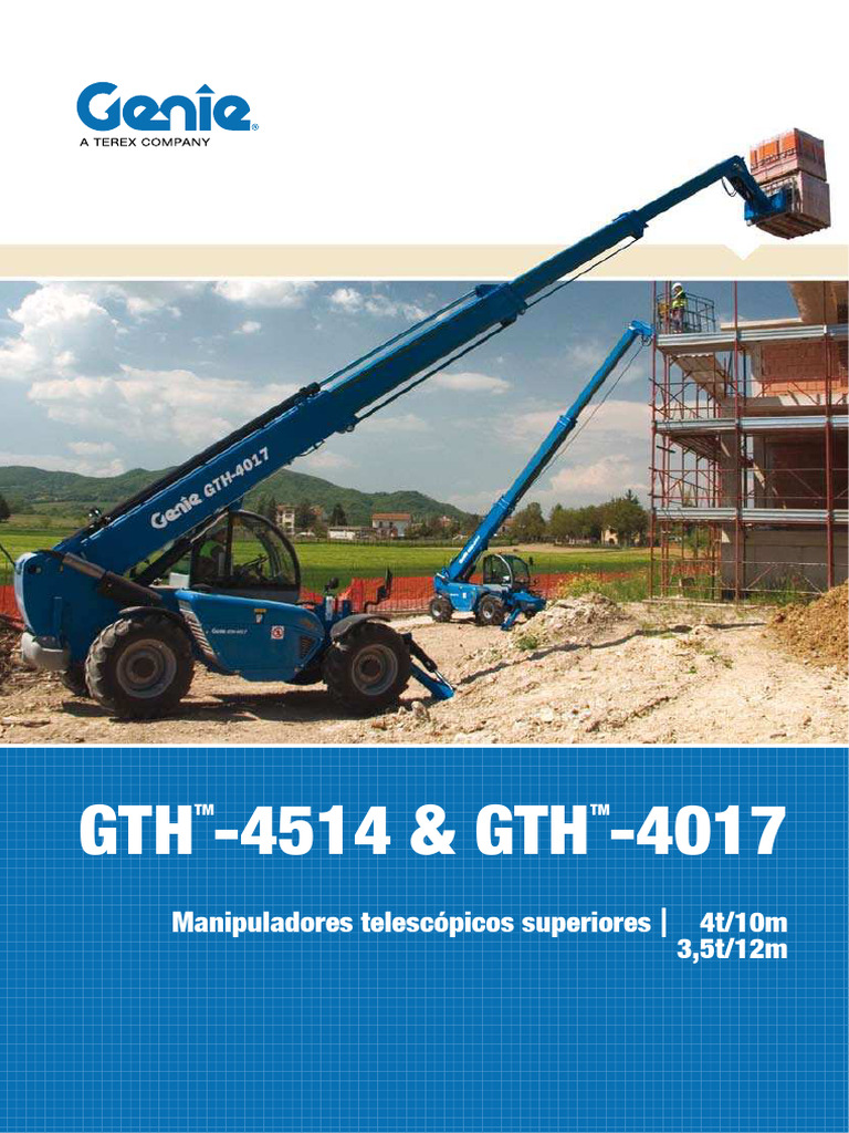 Genie Telehandlers Spec 636a2b | PDF | Eje | Turbocompresor