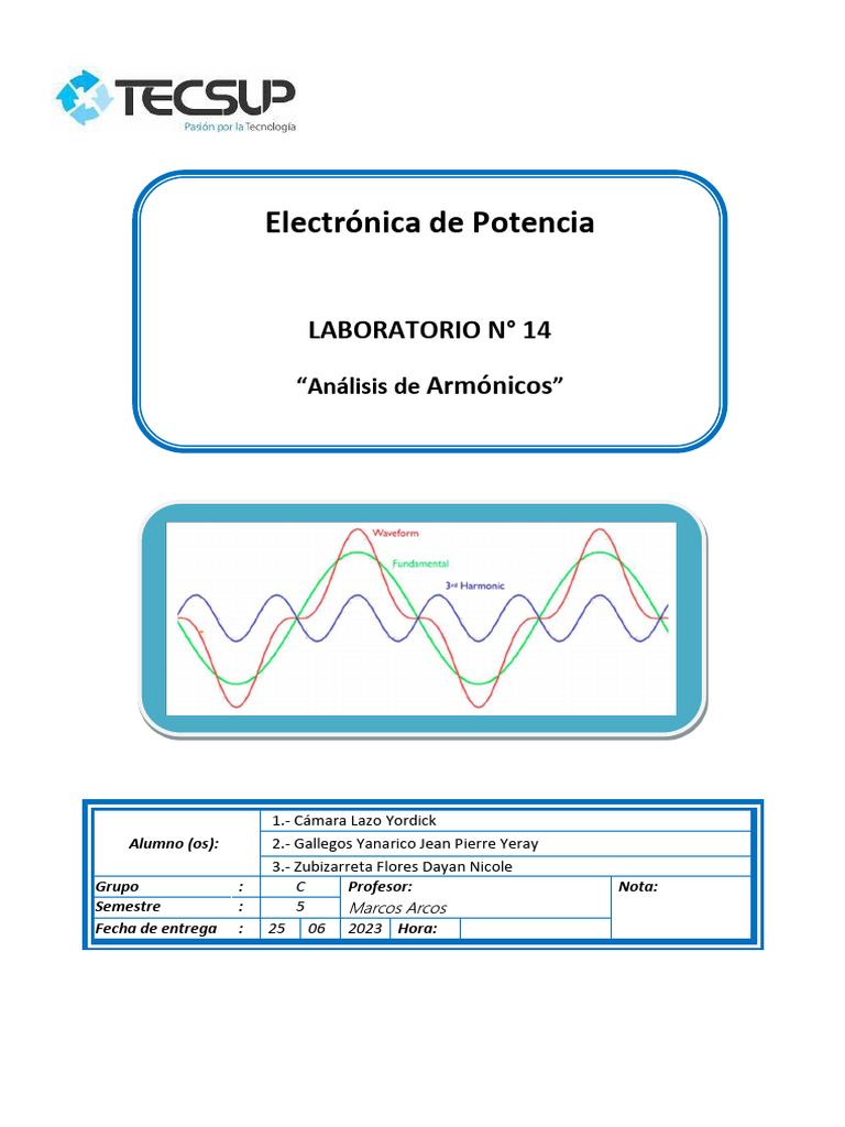 Guia Resuelta de Armonicos | PDF | Rectificador | Energia electrica