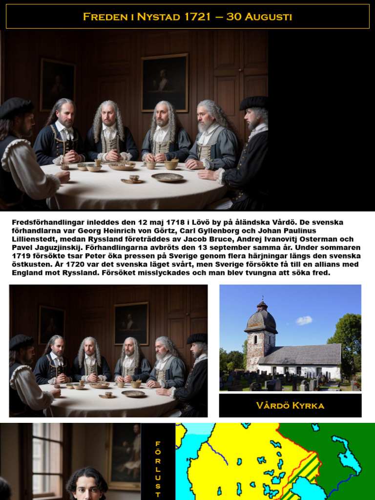 Freden I Nystad 1721 Augusti 30 | PDF