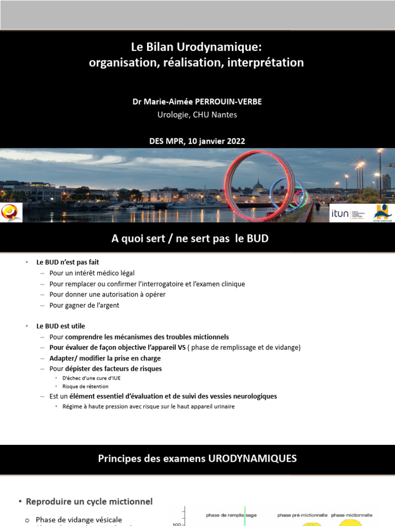 Bilan Urodynamique : Guide Complet | PDF | Urine | Miction