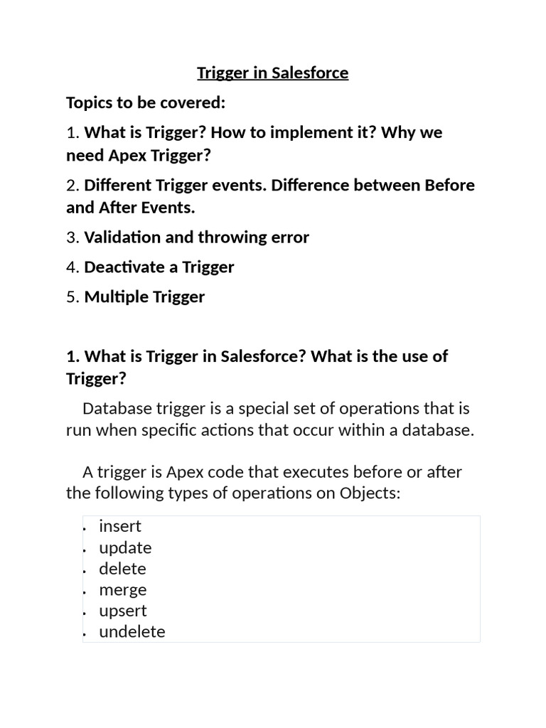 Trigger | PDF | Boolean Data Type | Data Management Software