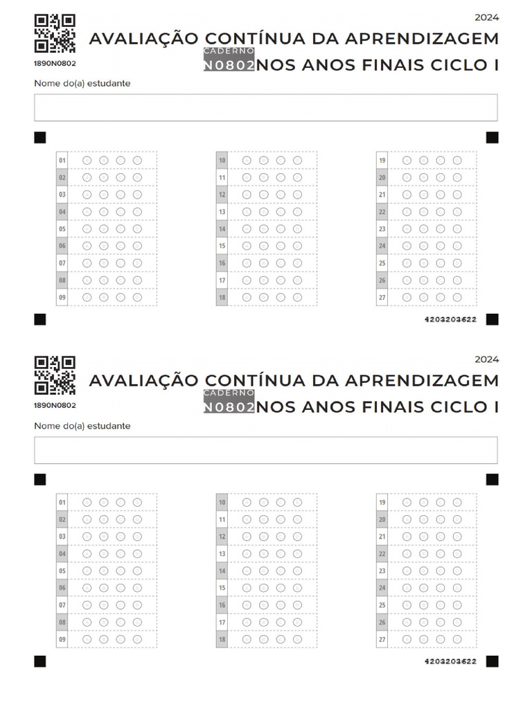 N0802 Grade Matemática 40 | PDF