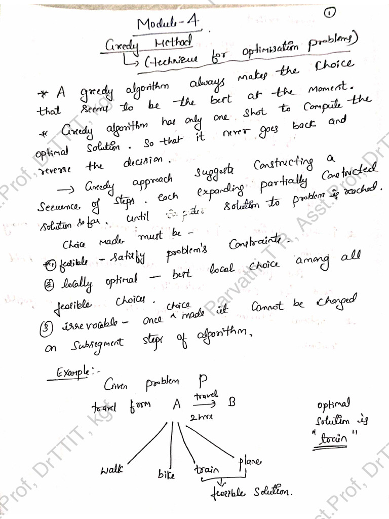 Module 4 Ada Hand Written Notes | PDF