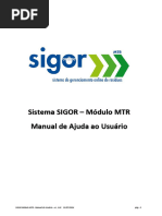 SIGOR Módulo MTR Guia Rápido | PDF | Desperdício | Fazer login