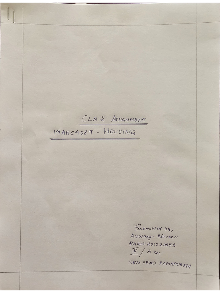 CLA 2 Assignment 2 (HOUSING) | PDF