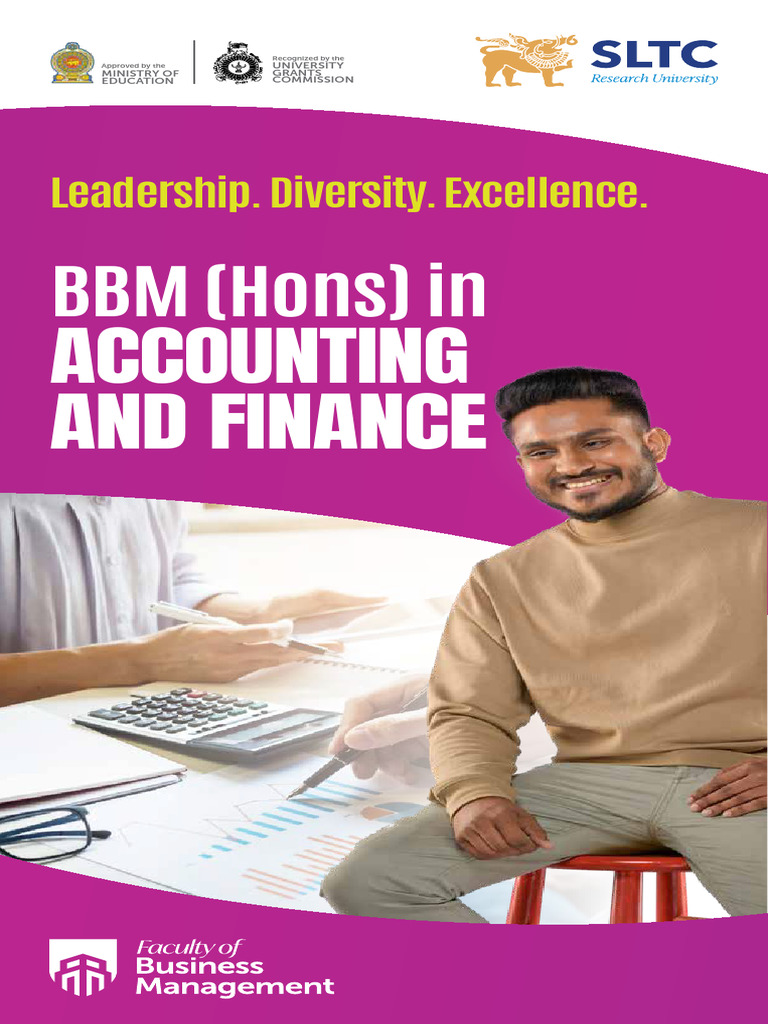 Bachelor of Business Management Honours in Accounting and Finance ...