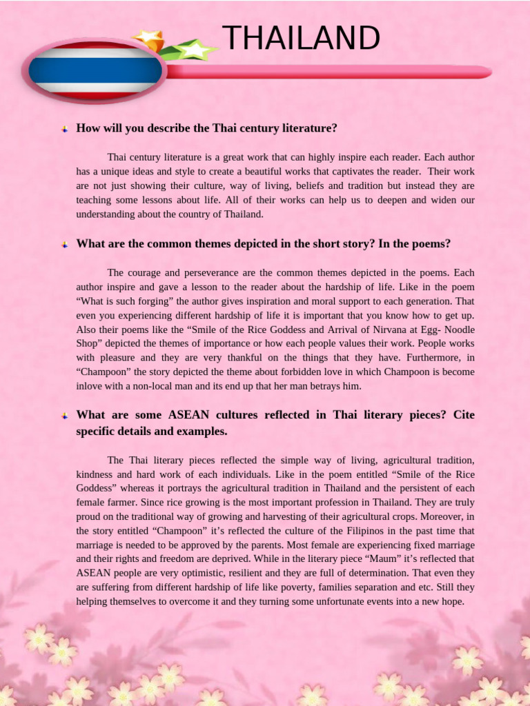 THAILAND | PDF | Thailand