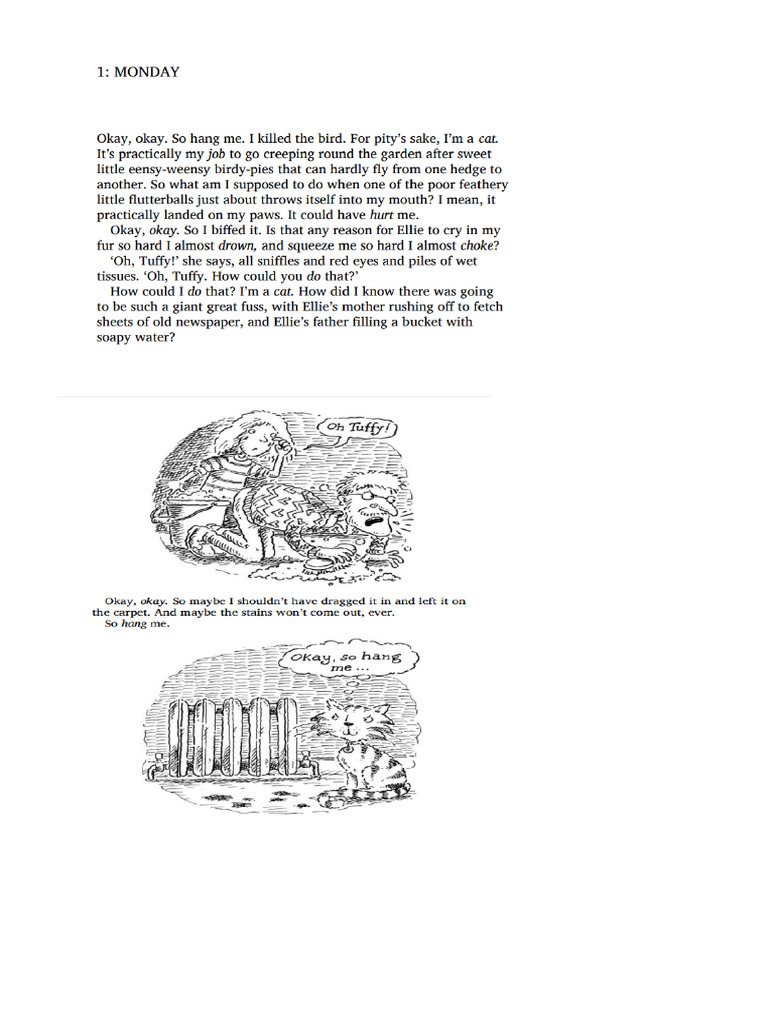 Diary of A Killer Cat PDF | PDF