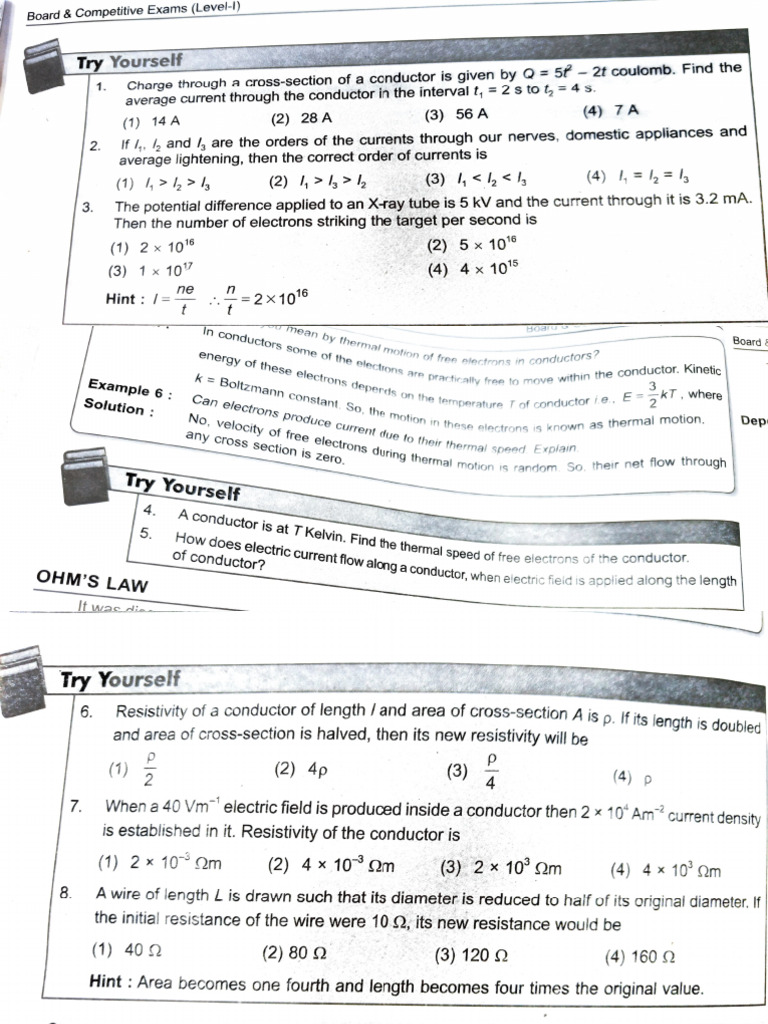 Try Yourself and Exercise | PDF