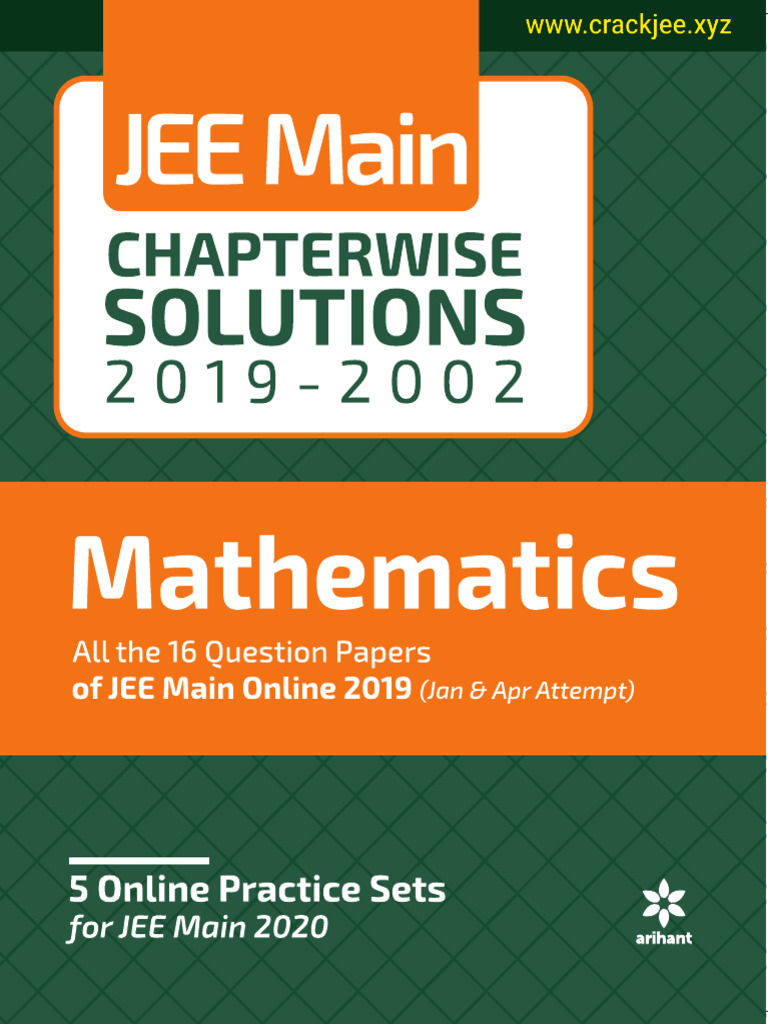 ARIHANT JEE MAINS MATHS - Merge | PDF | Complex Number | Equations