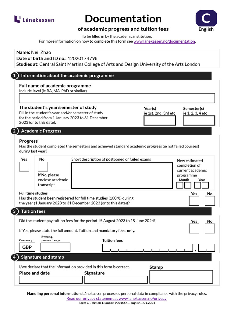 Lanekassen Faglig Progresjon | PDF