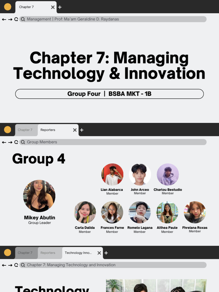 Managing Technology and Innovation | PDF | Innovation | Business Economics