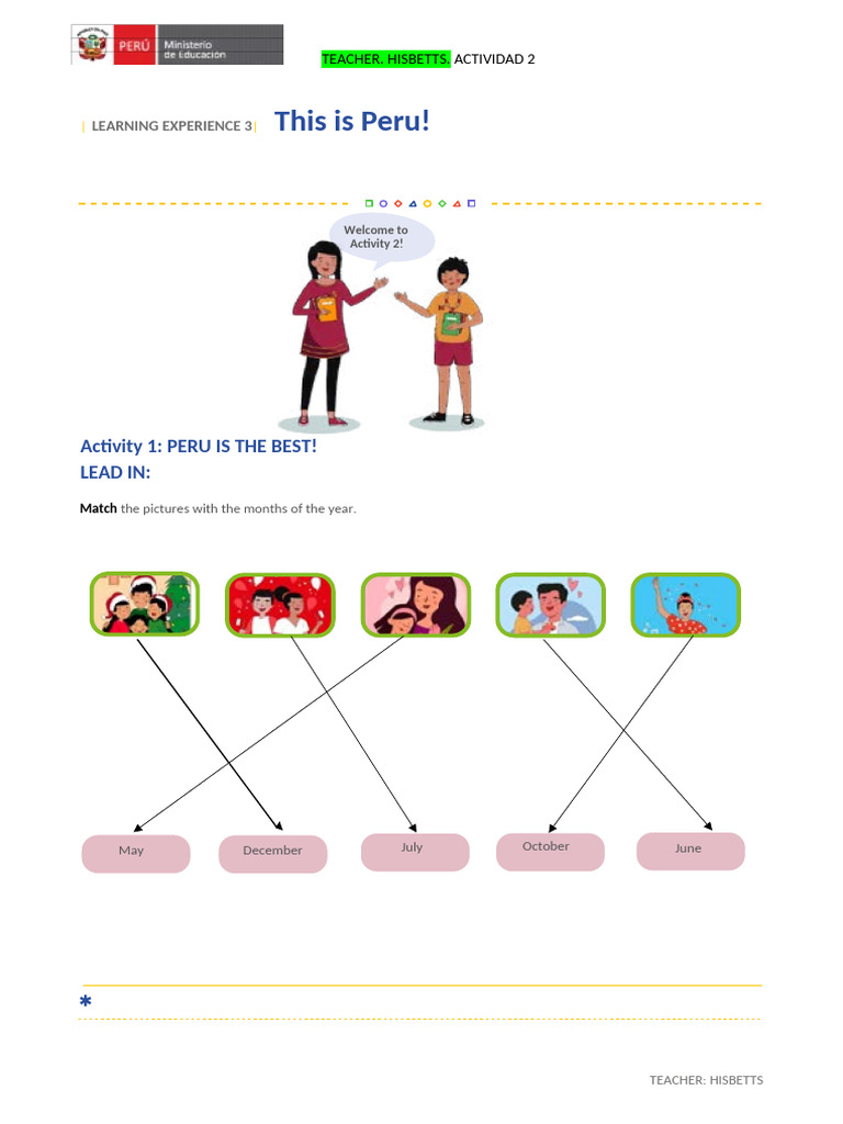 Learning Activities About Peru | PDF