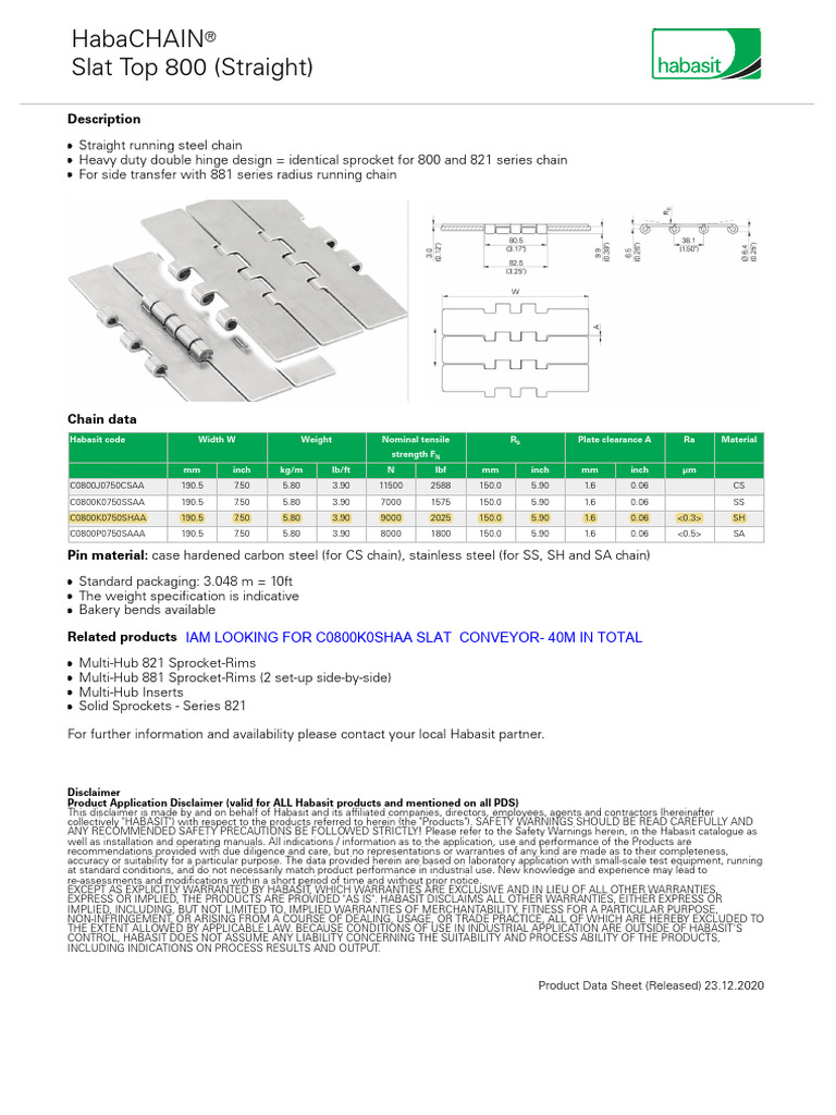 Slat Top 800, 1 | PDF