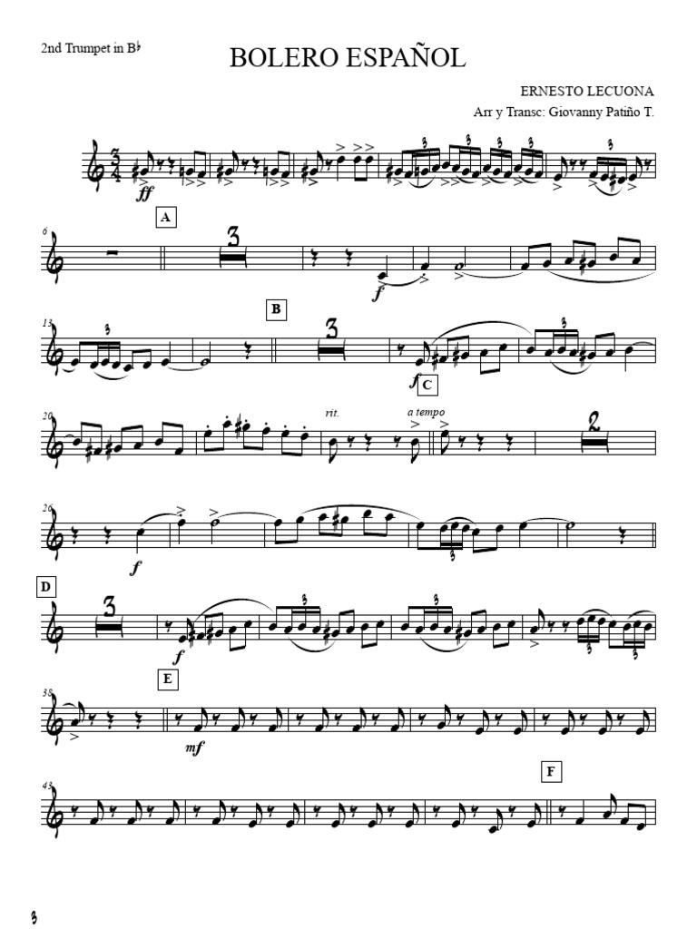BOLERO ESPAÑOL trp2 | PDF