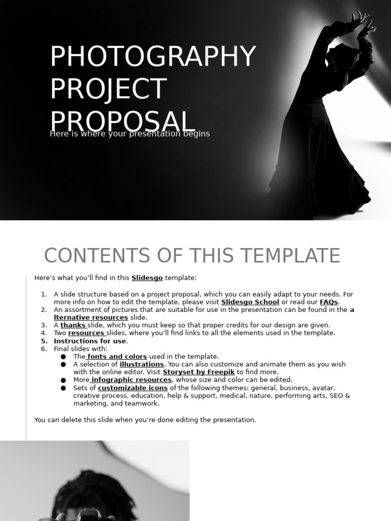 Photography Project Proposal by Slidesgo | PDF | Planets | Sun Photography Project Proposal by Slidesgo | PDF | Planets | Sun