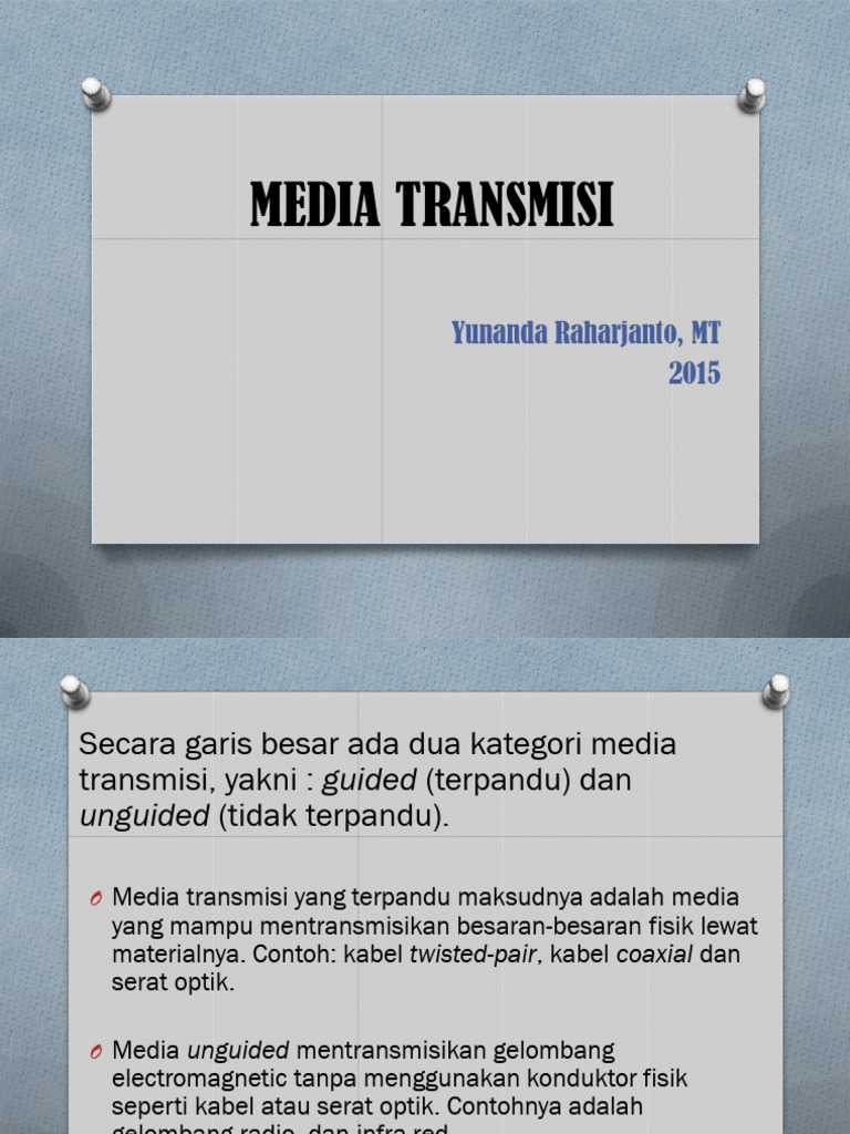 Panduan Media Transmisi | PDF