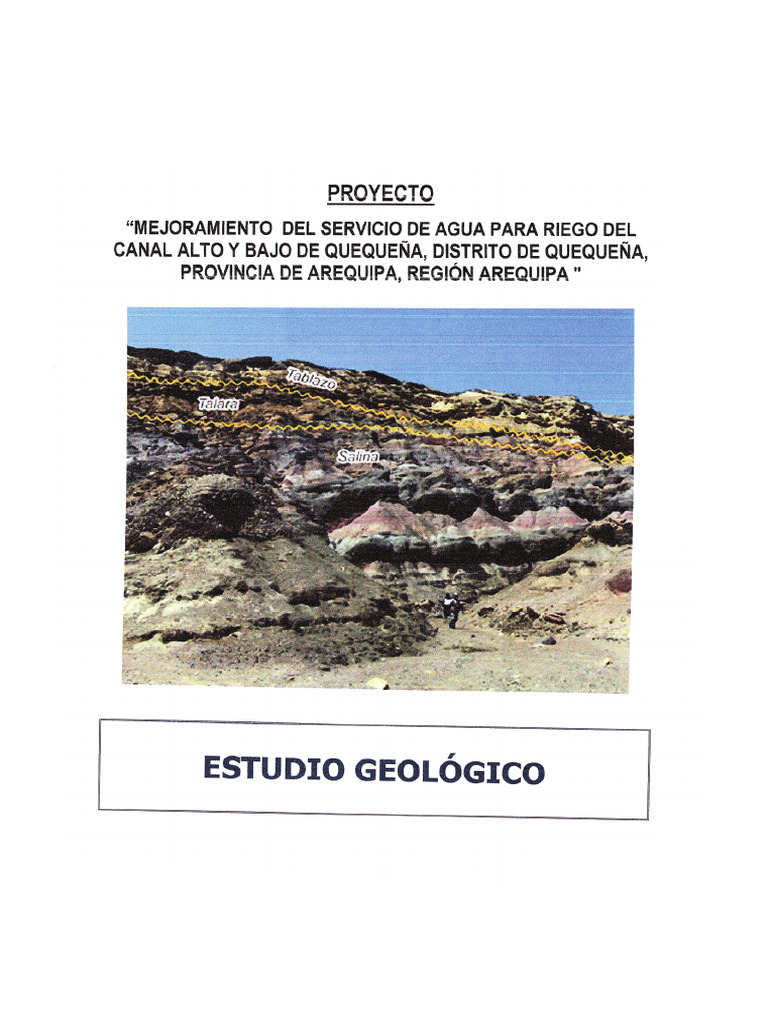 Estudio Geologico | PDF