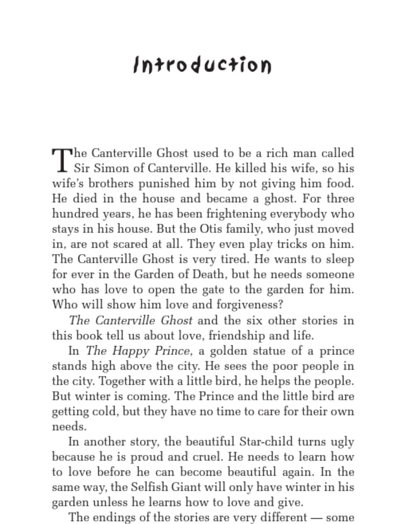 Ghost | PDF | The Happy Prince And Other Tales