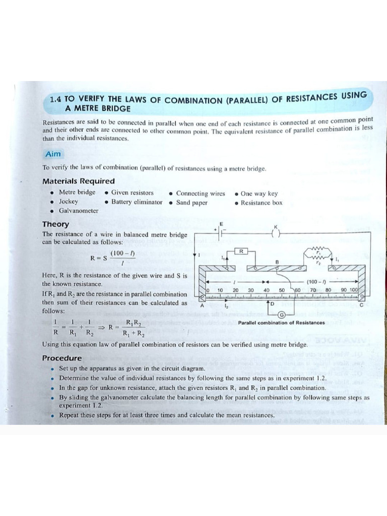 Parallel Law of Resistance | PDF